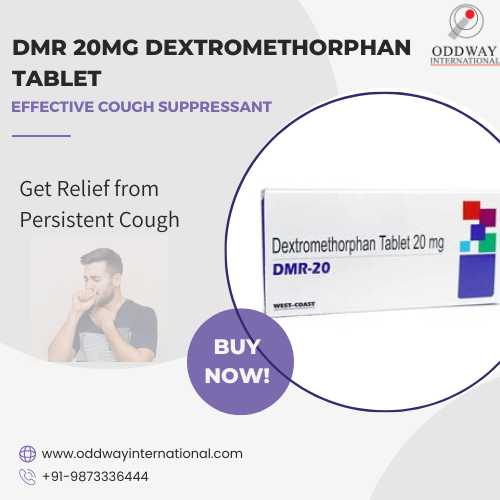 DMR 20mg Dextromethorphan Tablet