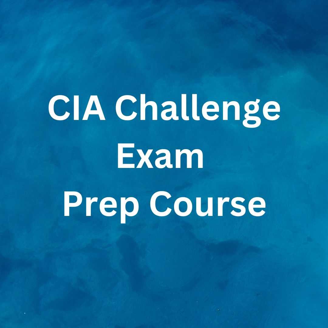 Get The CIA Challenge Exam Prep Course from AIA